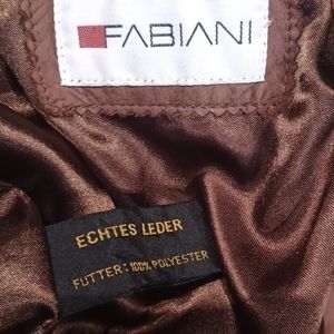 FABIANI | Jackets & Coats | Fabiani Leather Jacket | Poshmark